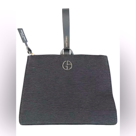 Giorgio Armani | Bags | New Giorgio Armani Beauty Pouch Clutch Bag ...